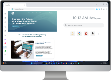 Wave Browser - Efficient, Intuitive and Personal Web Browser